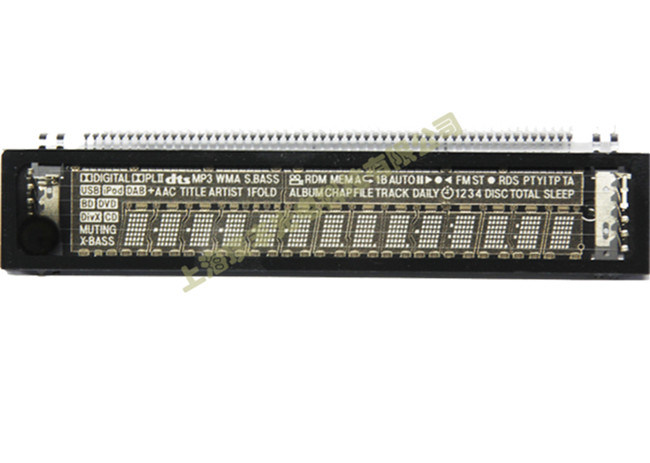 Dot Matrix VFD Vacuum Fluorescent Display , Vacuum Tube Display For ...